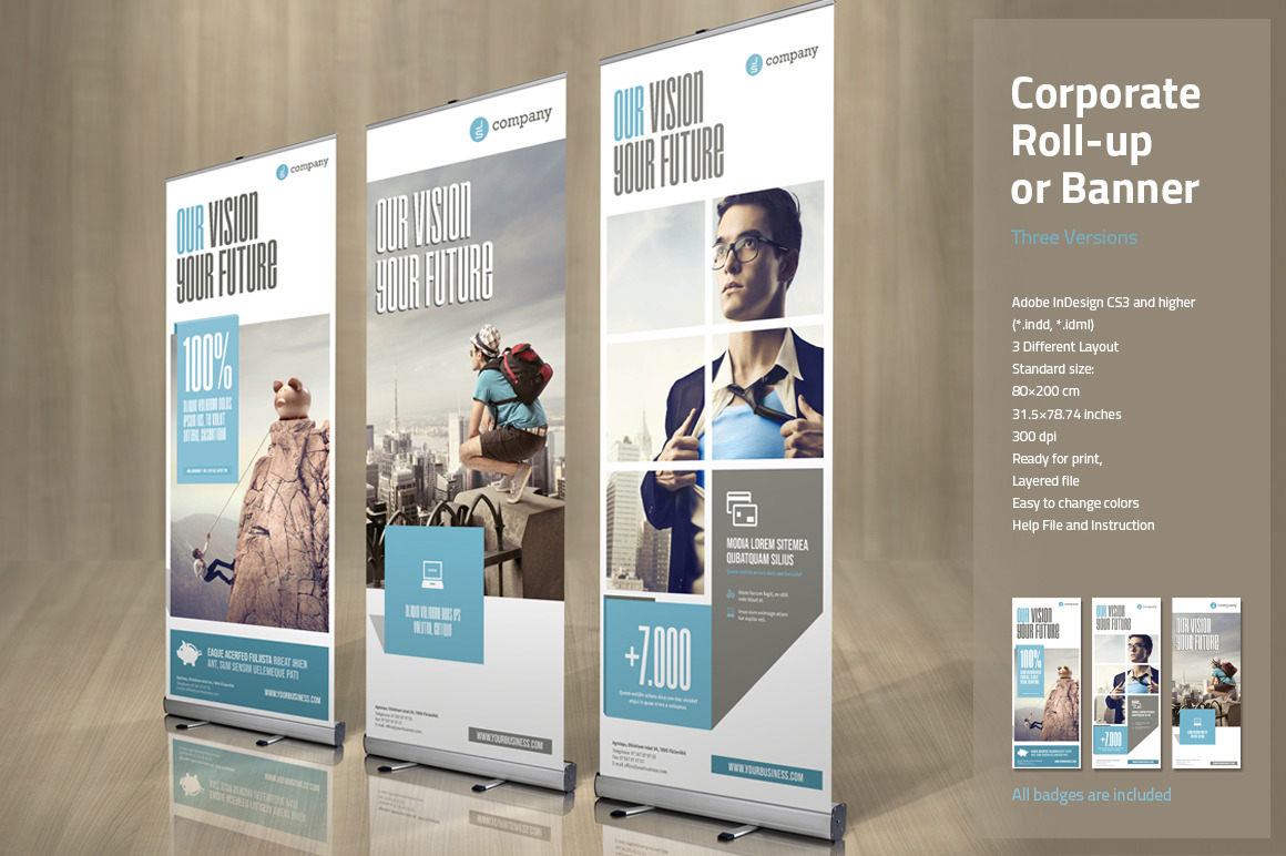 Business Roll-up Vol. 5, a Flyer Template by MrTemplater