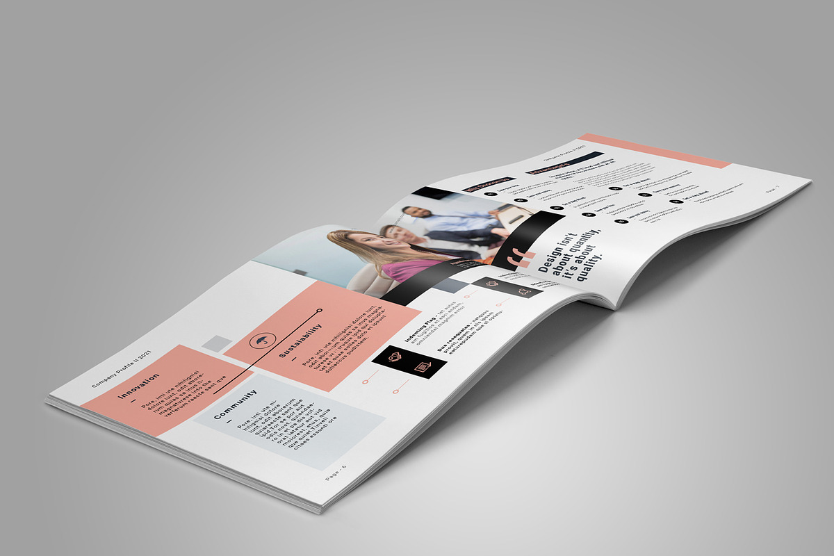 Horizontal Brochure, a Brochure Template by Elite_Standard