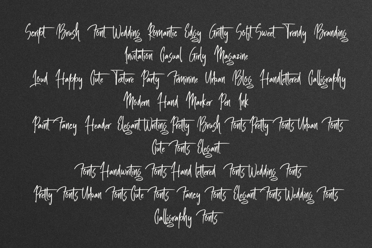 Fonts Trio, a Script Font by artisans