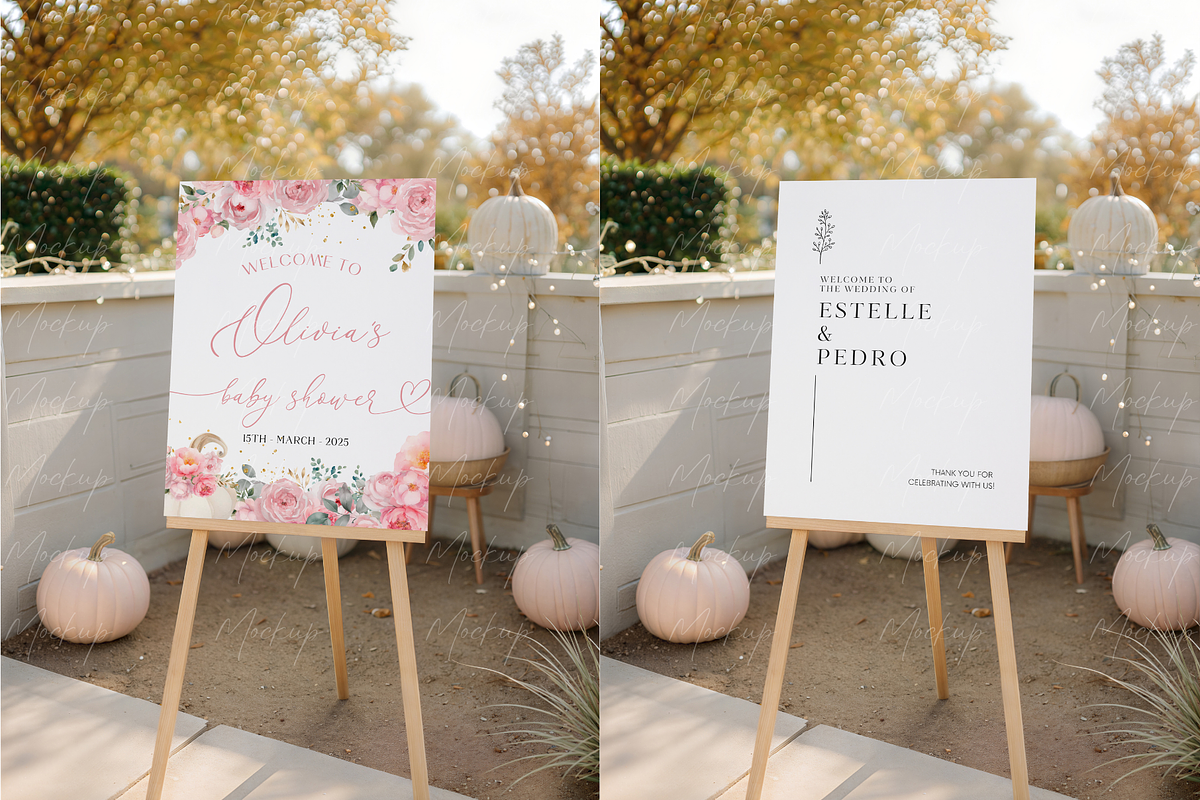Halloween Easel Mockup, a Product Mockup by TatiMockup | Creative Market