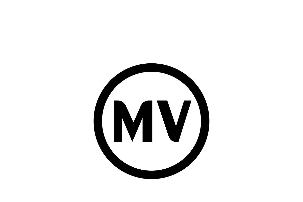 MV logo design vector template, a Branding & Logo Template by xcoolee
