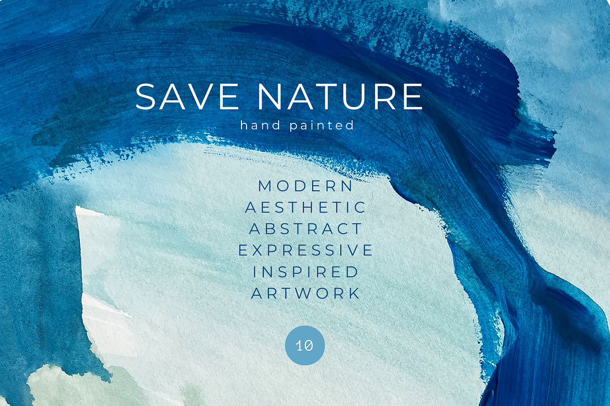 NATURE MODERN PAINTINGS, an Illustration by identity.ART