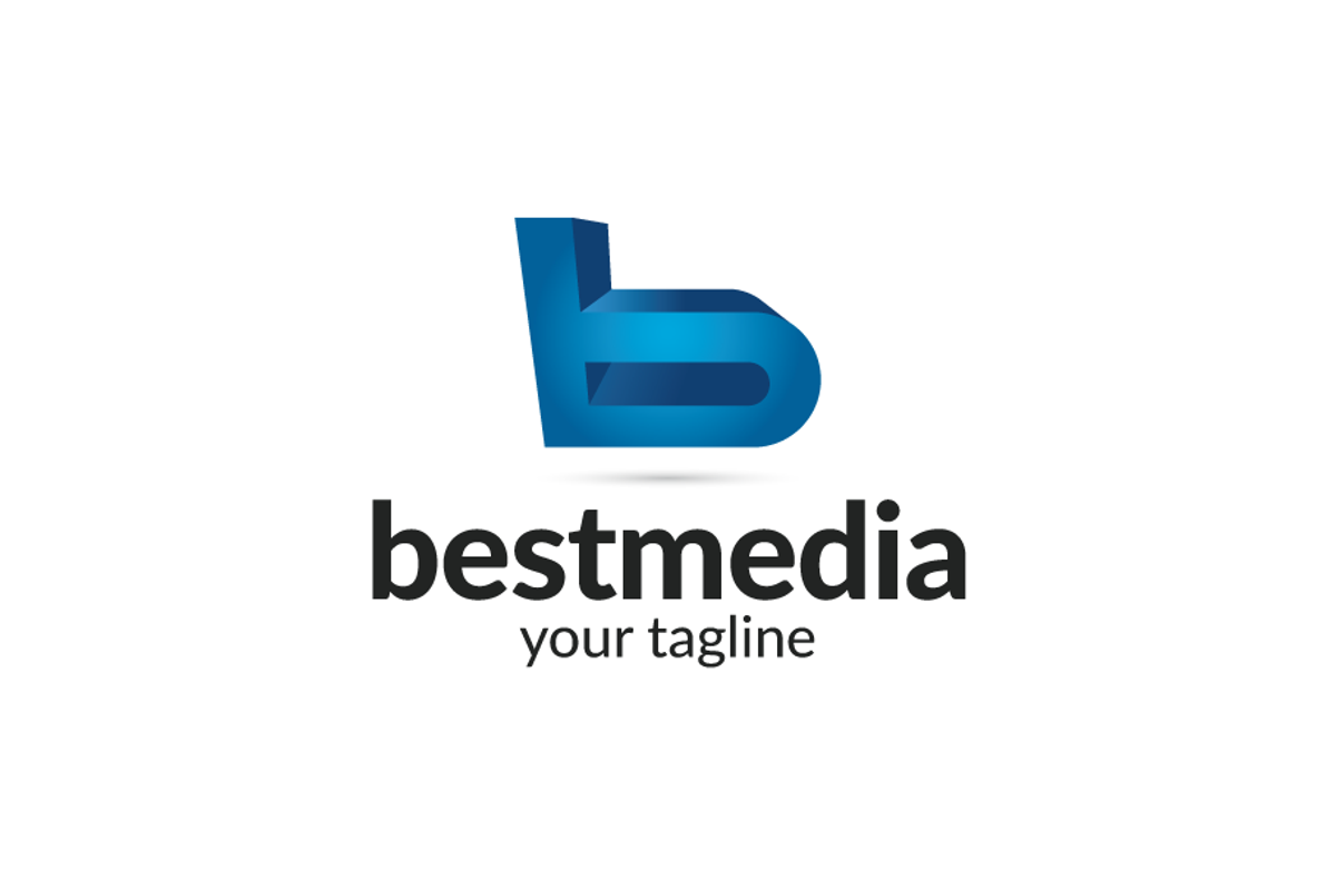 Best Media B Logo, a Branding & Logo Template by brandphant