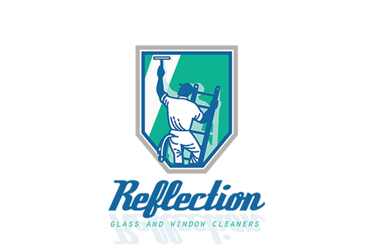 Reflection Glass and Window Cleaner, a Branding & Logo Template by ...