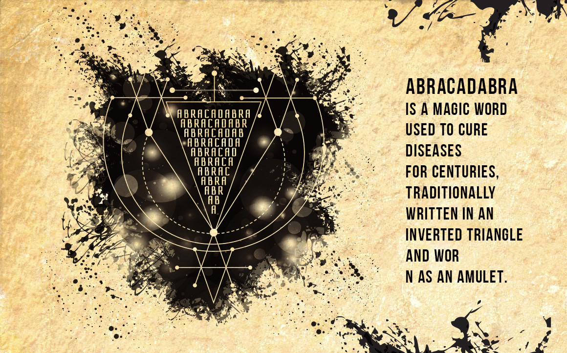 Vector alchemy symbol Abracadabra, an Object Graphic by Kseniia Kuznetsova