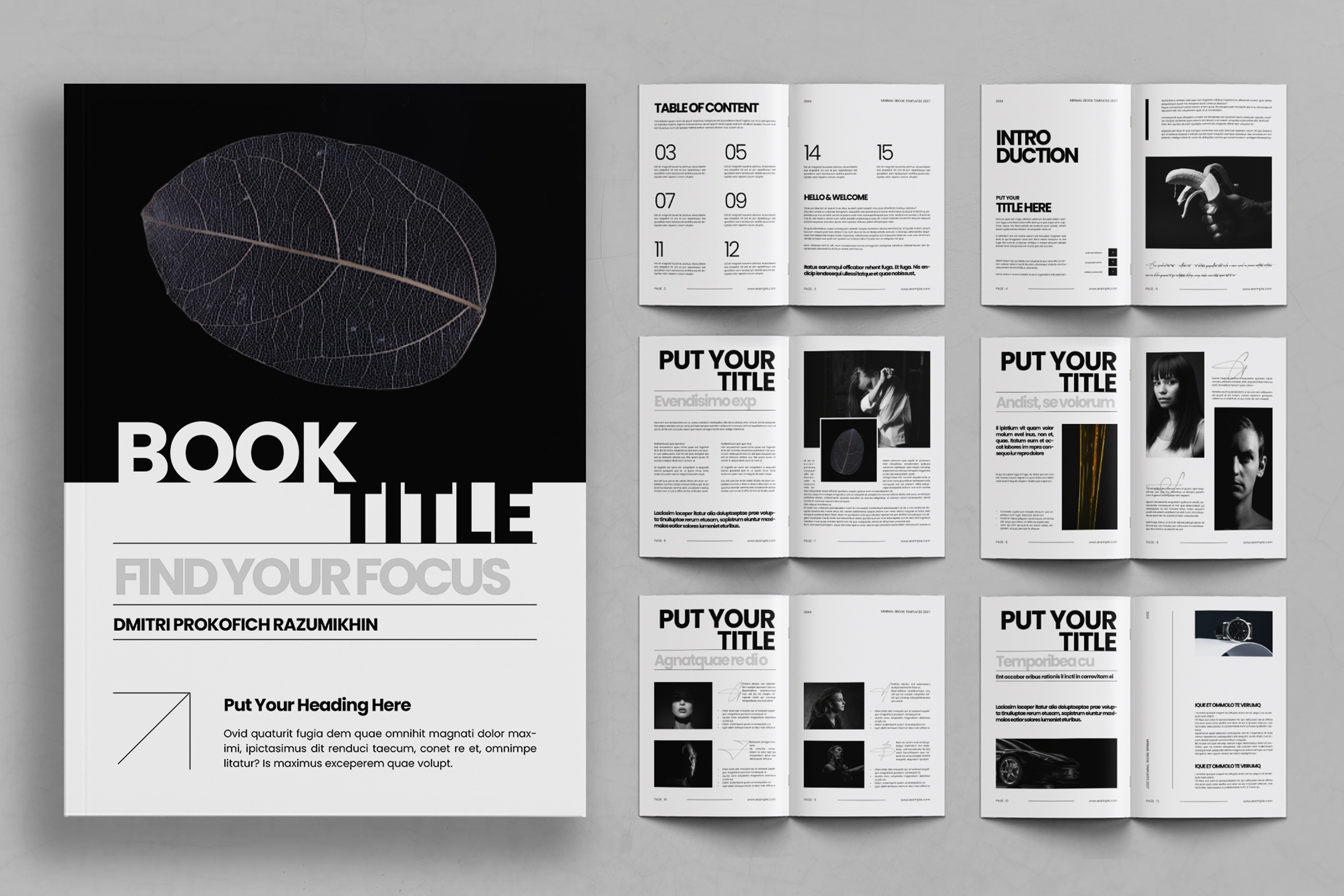 Book Layout Design Template