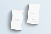 ZOEY Business Card Template, a Business Card Template by RedYolk