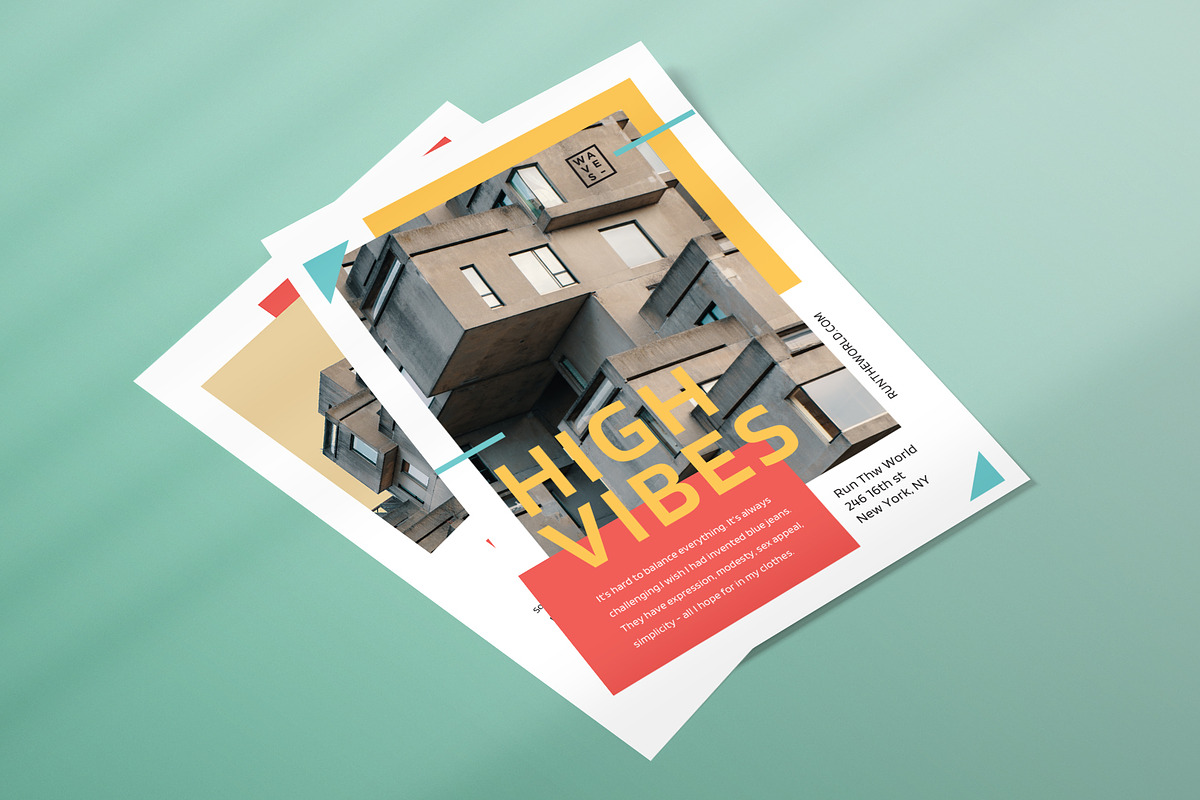 Overlay – The Modern Flyer template, a Flyer Template by Everyday ...