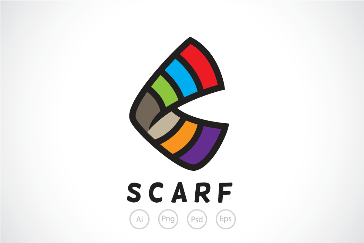 Scarf Logo Template, a Branding & Logo Template by Heavtryq Design ...