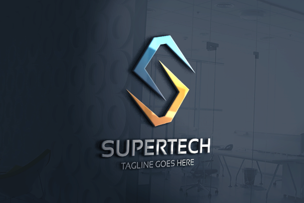 Supertech - Letter S Logo, a Branding & Logo Template by Bintank Studio