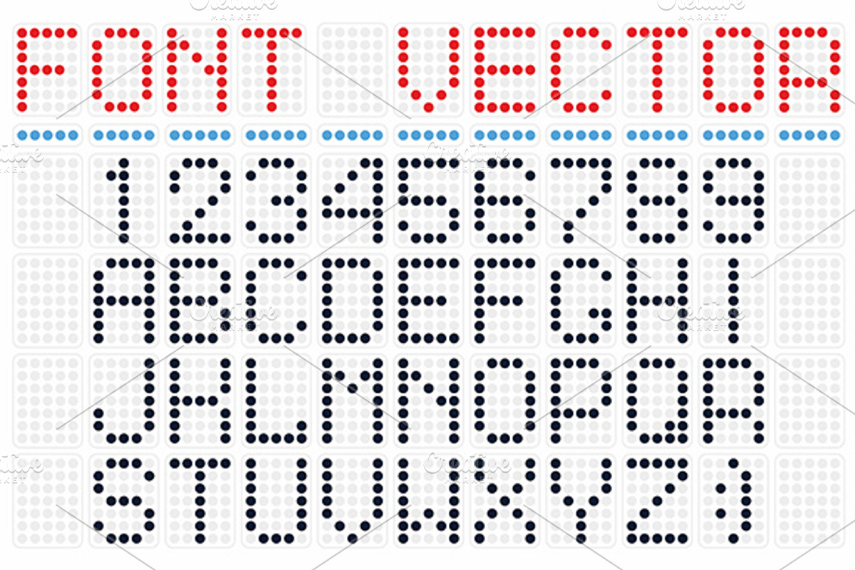 Digital Alphabet, an Illustration by Volyk