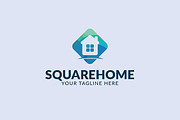 Squarehome Logo, a Branding & Logo Template by Birka Studio