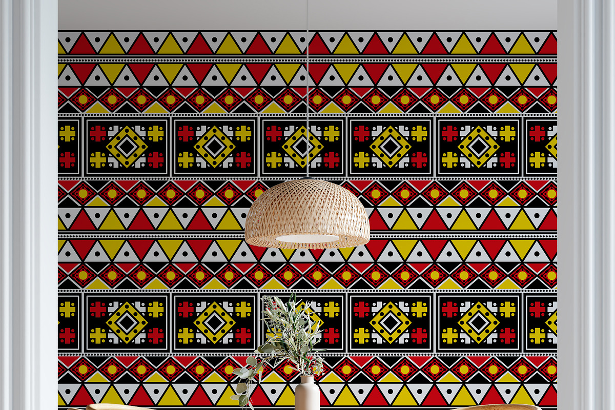 Samakaka seamless vector pattern