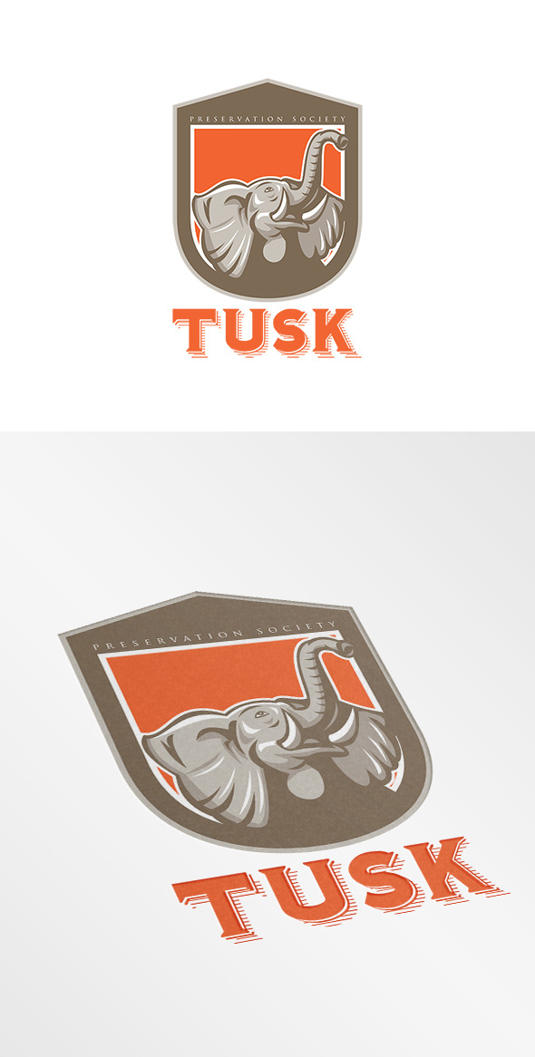 Tusk Preservation Logo, a Branding & Logo Template by patrimonio