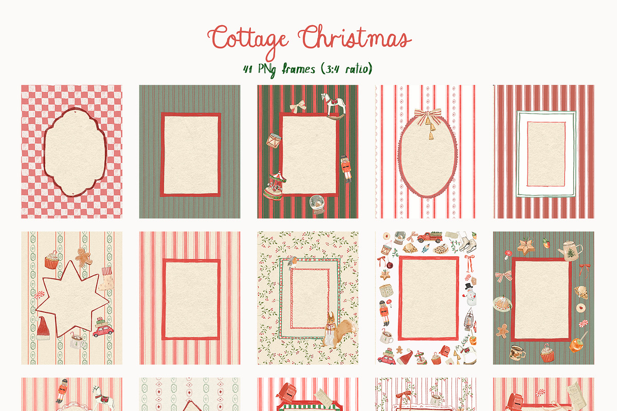 Christmas Illustrations & Templates, a Decorative Illustration by ...