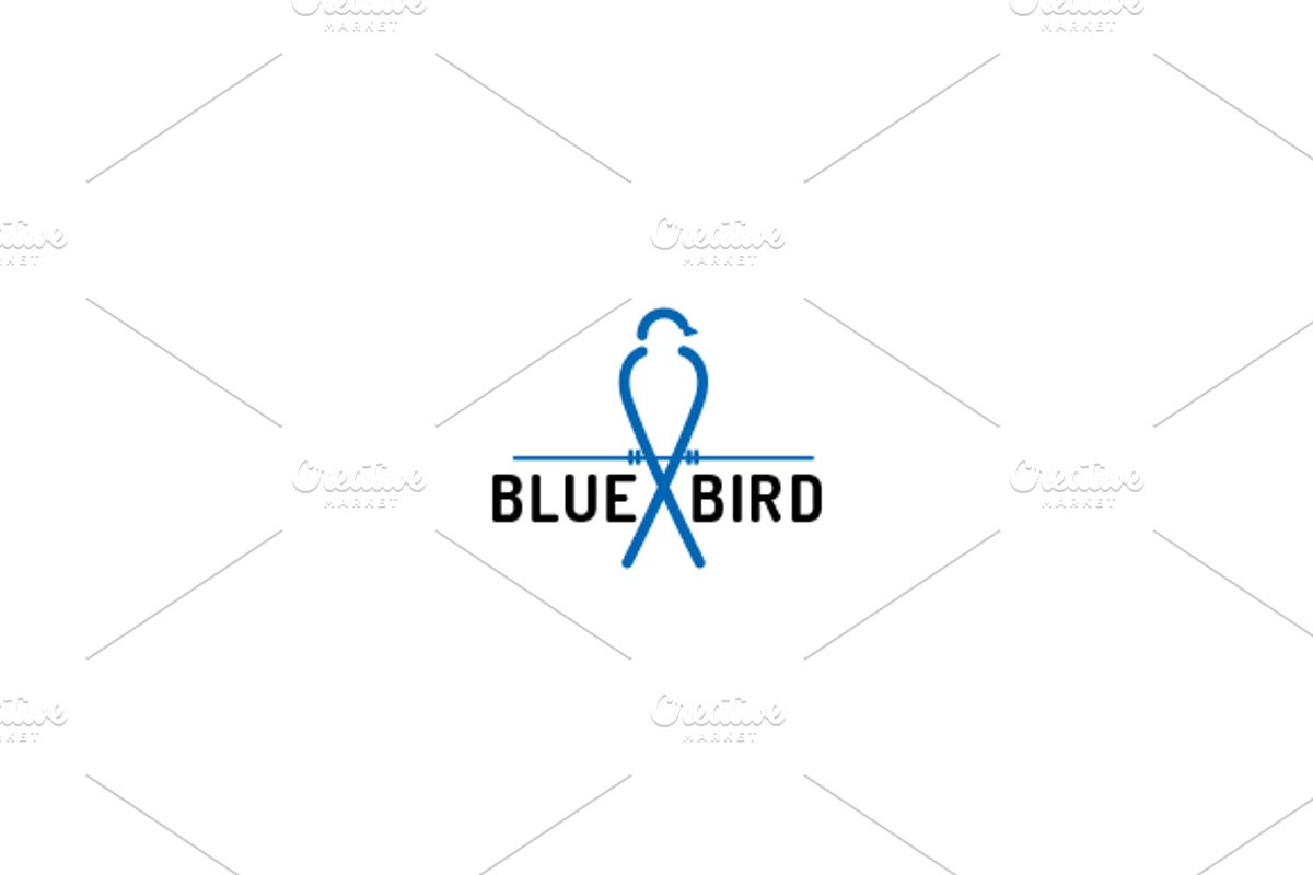 BlueBird_logo, a Branding & Logo Template by NiklancerShop