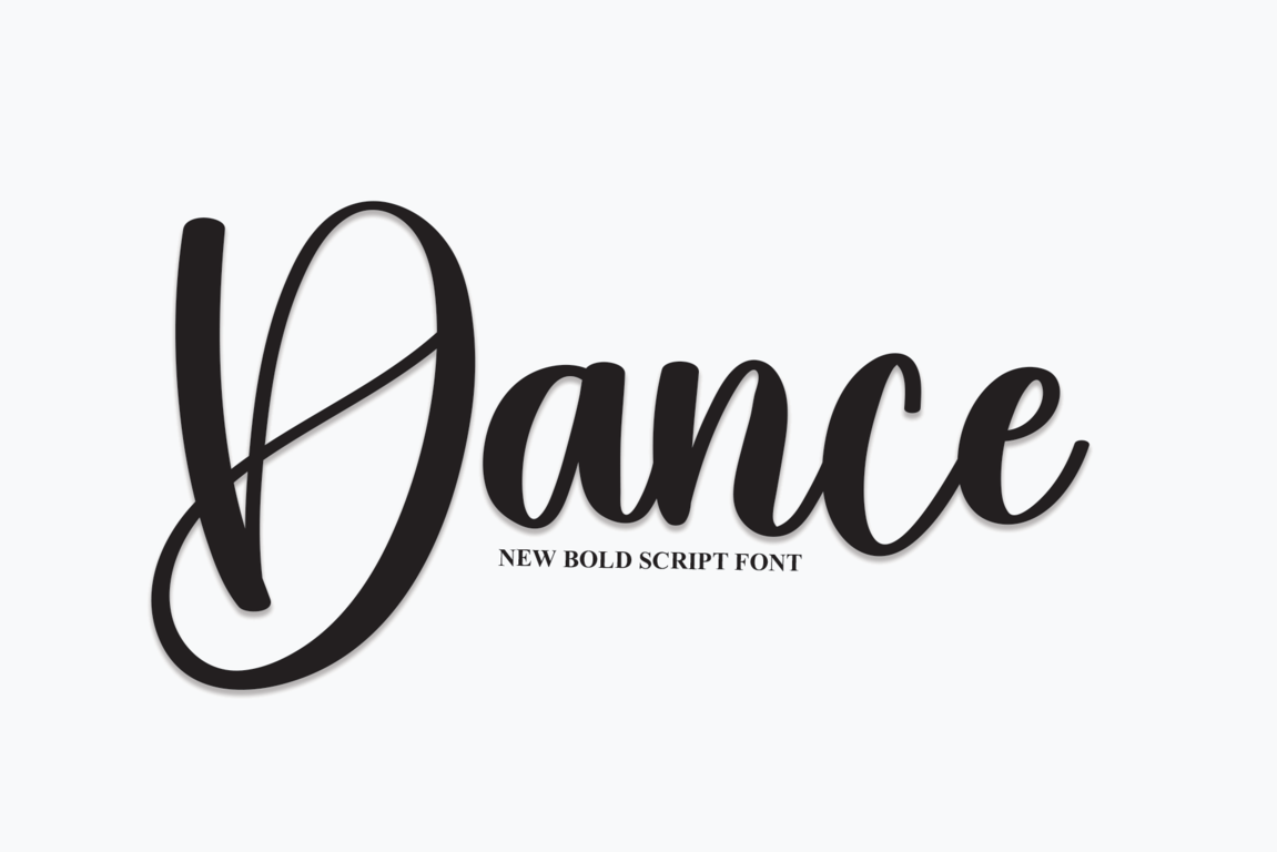 Dance | Script Font, a Script Font by Scratchones