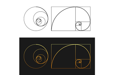 Golden Ratio Blueprint | Illustrations ~ Creative Market