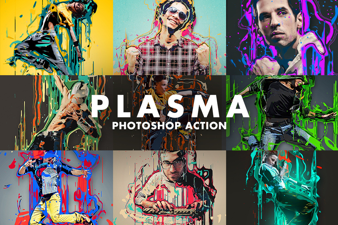 Plasma Photoshop Action, an Action Add-On by Sevenstyles | Creative Market