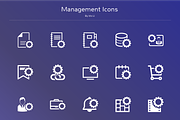 Management Icons, an Outline Icon by iris.design