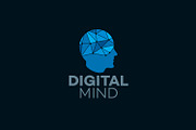 Digital Mind Logo, a Branding & Logo Template by Arslan