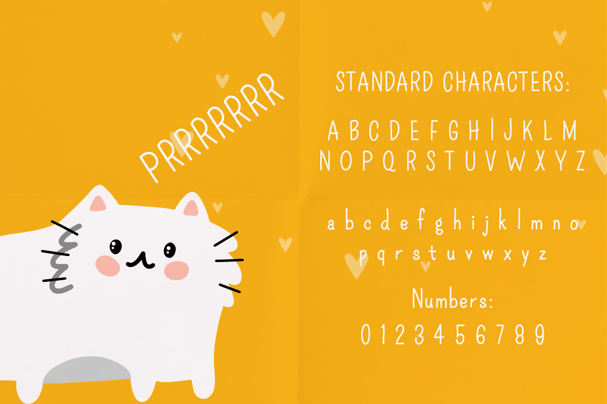 Meow: a hand-drawn serif font, a Sans Serif Font by Just Bia