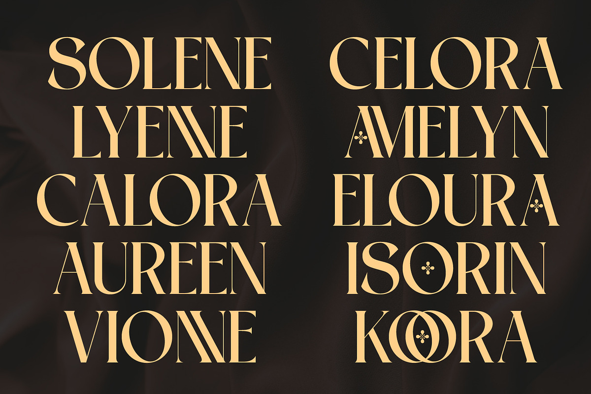 Flangel – Fashion Brand Fonts