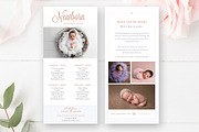 Newborn Rack Card Template, a Card Template by By Stephanie Design