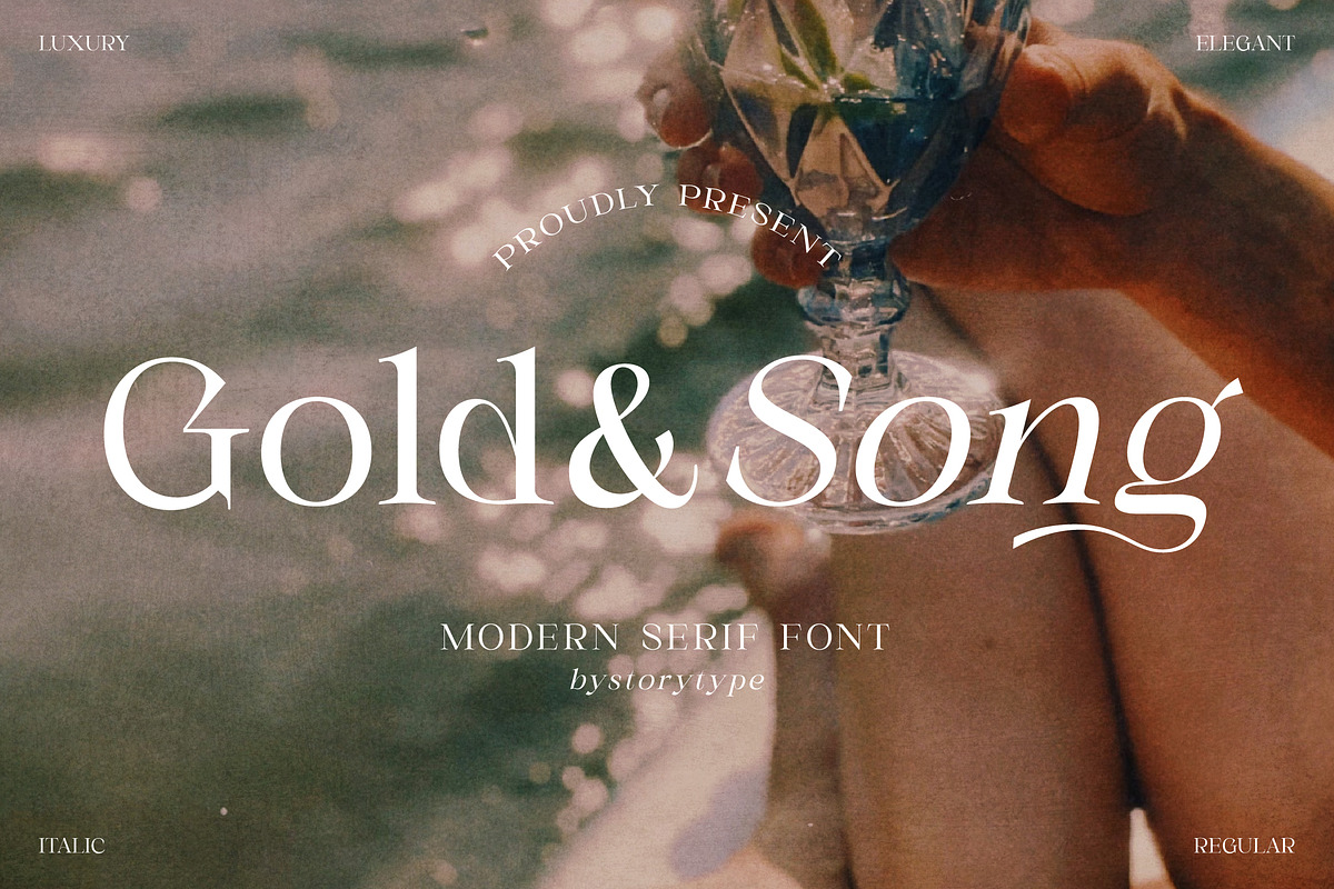 Gold & Song Modern Serif Font, a Serif Font by Storytype Studio ...