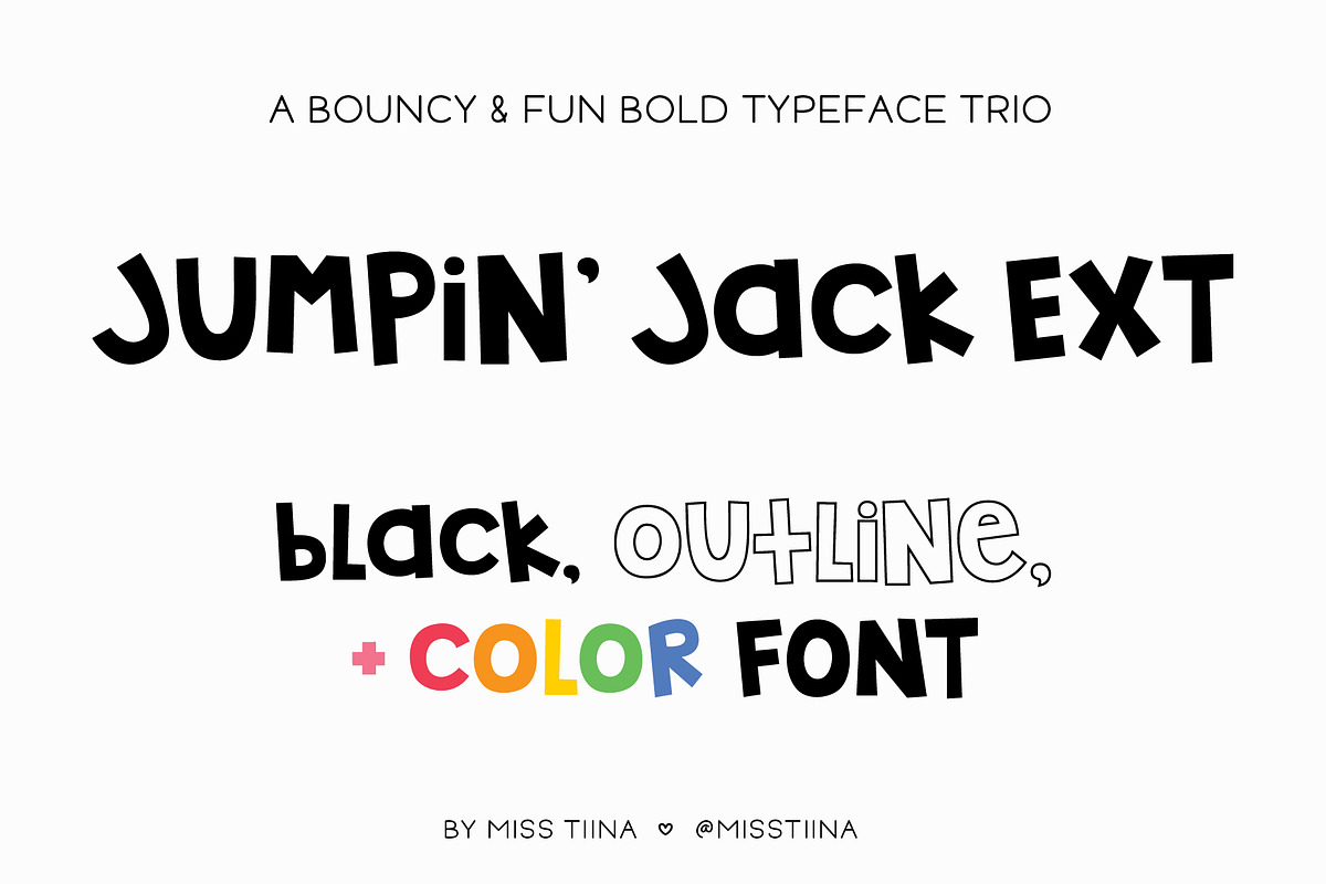 MTF Jumpin' Jack Extended Font Bundle