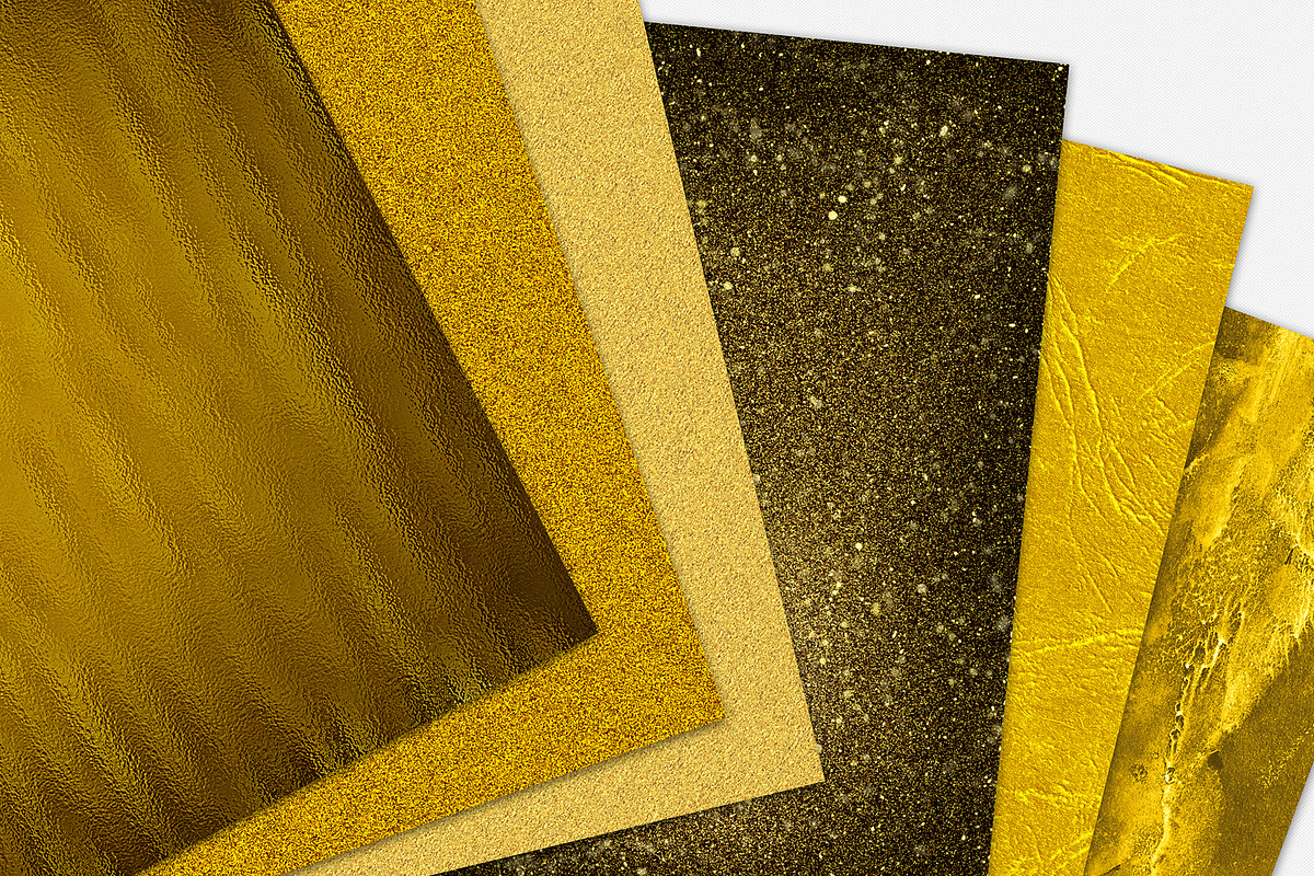 Gold Foil & Glitter Textures