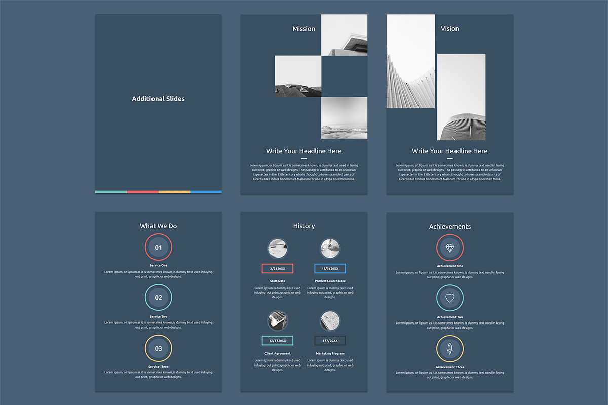 A4 Vertical Project Plan PowerPoint