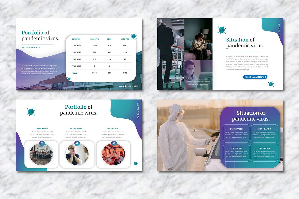 Covid-19 Virus - Medical PowerPoint, a Presentation Template by Dhabee ...