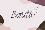 Bonita, a Script Font by Fonts & Printables