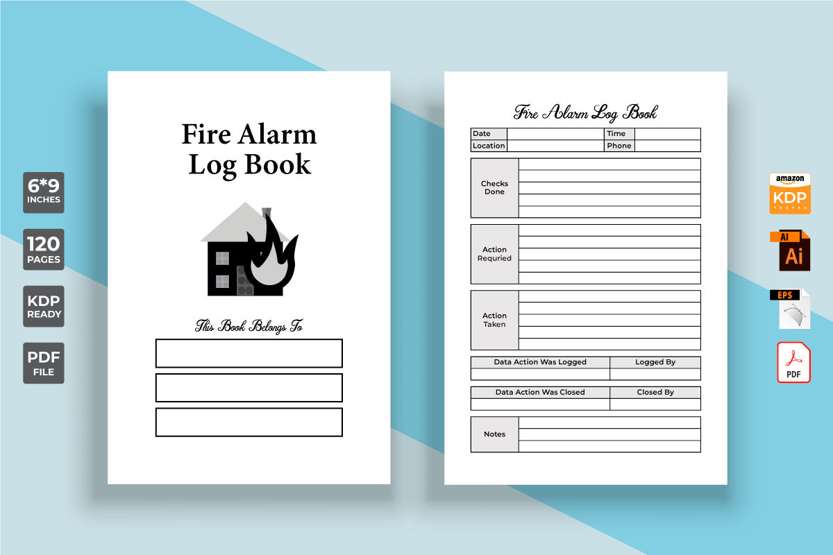 Fire alarm info logbook KDP interior