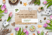 Spring & Easter Scene Creator-Top View