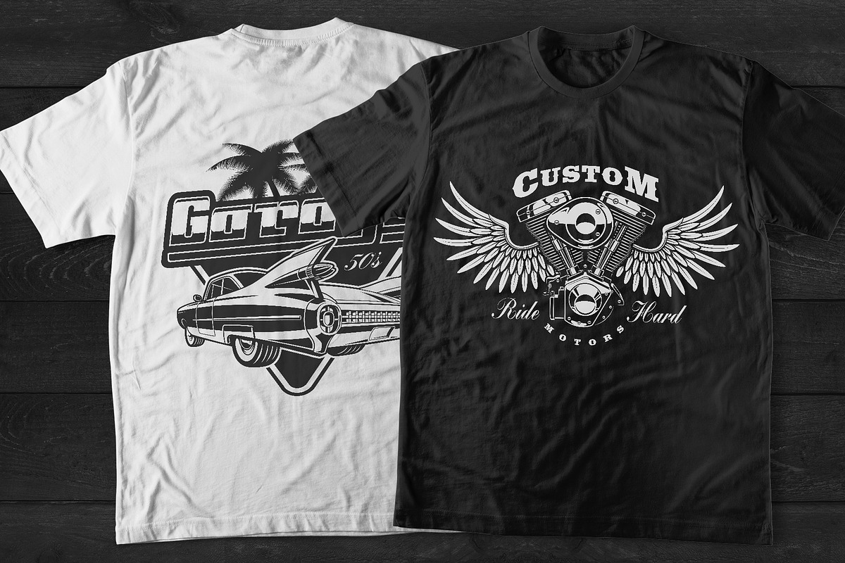 100 T-shirt Designs Bundle, an Illustration by Harry Kasyanov