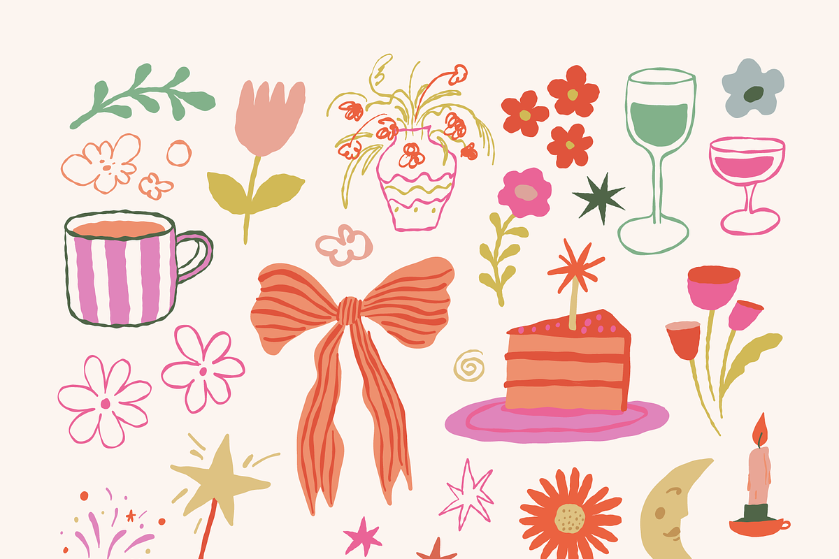 Festive Joy, patterns & illustration, a Pattern Graphic by venimo