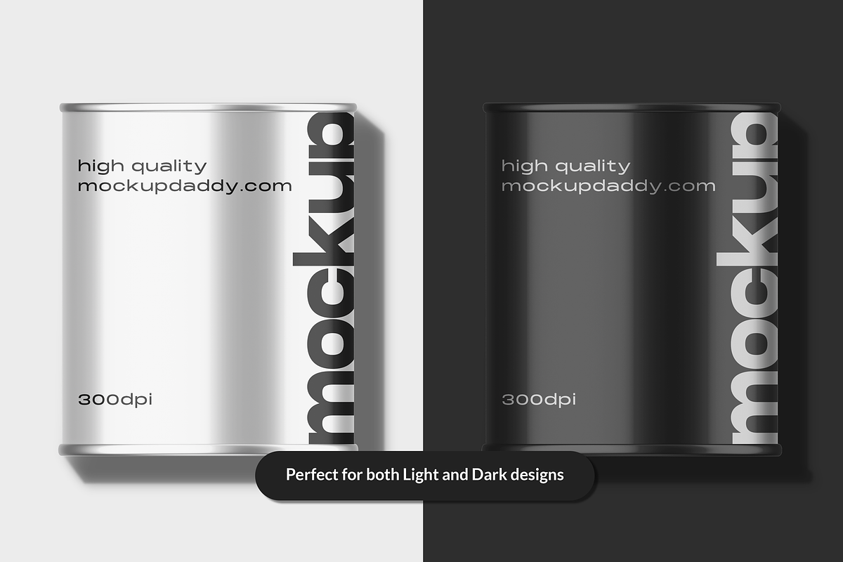 Tin Container Mockup, a Product Mockup by Mockupdaddy