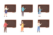 Professors and teachers set, an Education Illustration by Good Studio