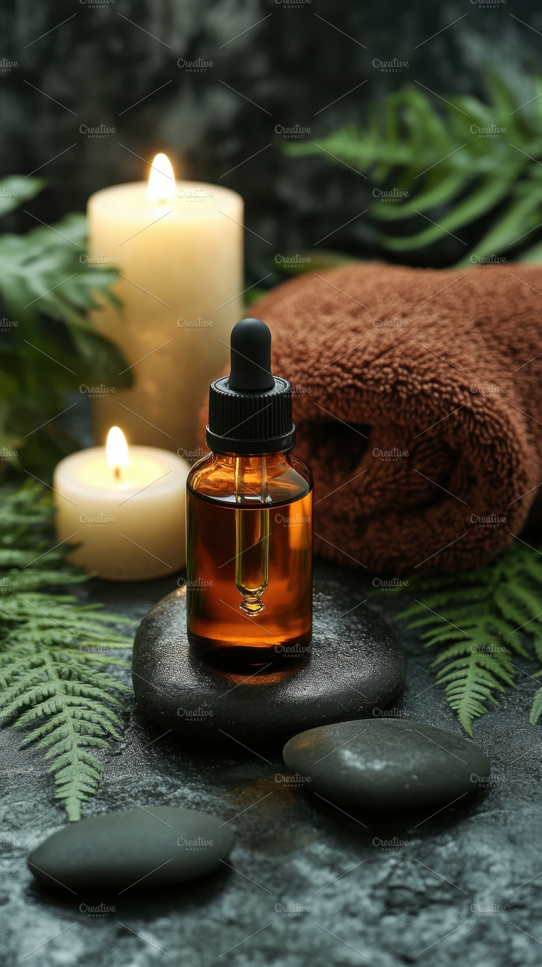 Calming aromatherapy setup with oils, a Photo by Beautiful things ...