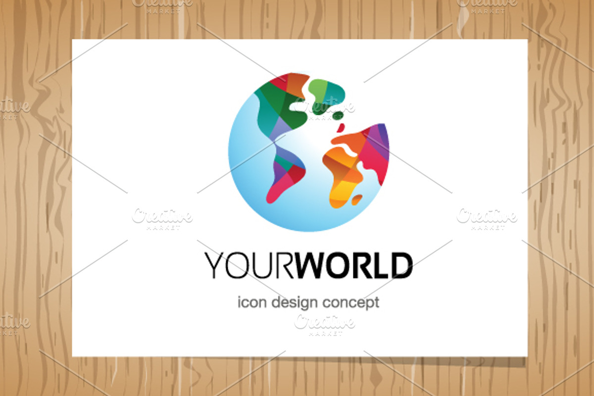 Your World logo - Logo Template, a Branding & Logo Template by marish ...