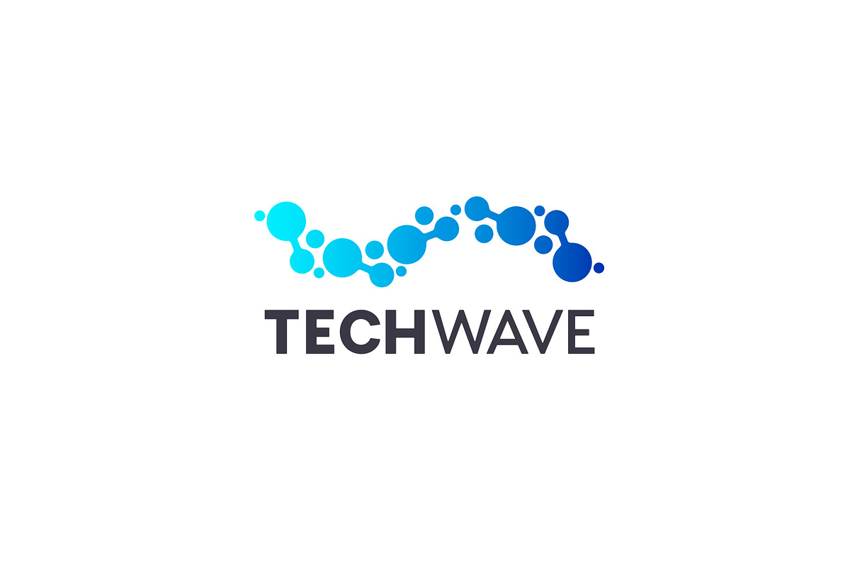 Tech Wave Logo, a Branding & Logo Template by IKarGraphics