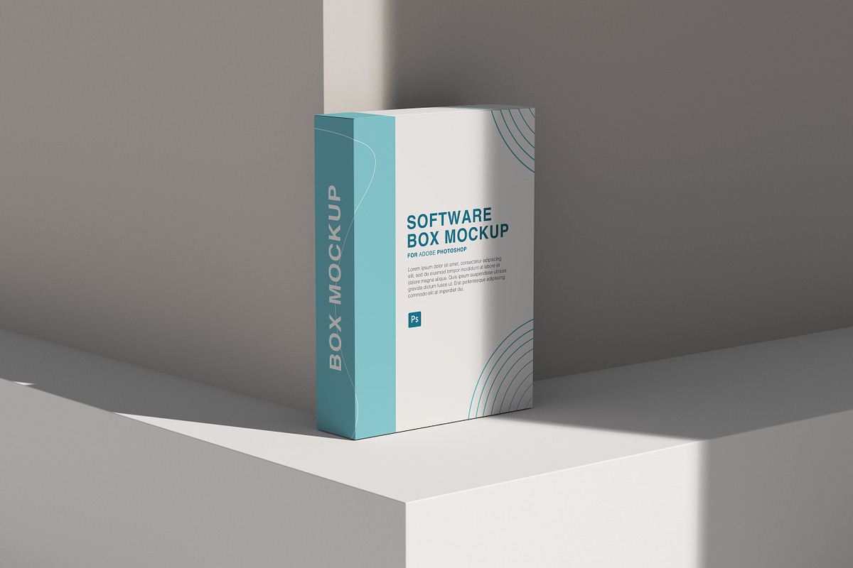 Software Box Mockup Set