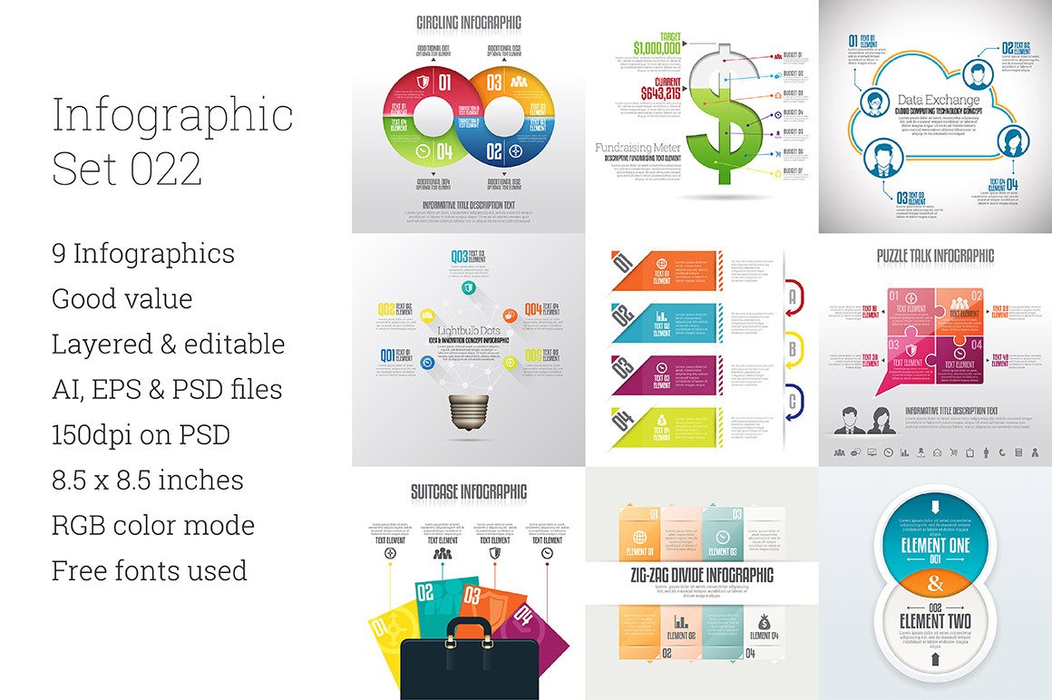Infographic Set 22, a Templates & Theme by h.utomo