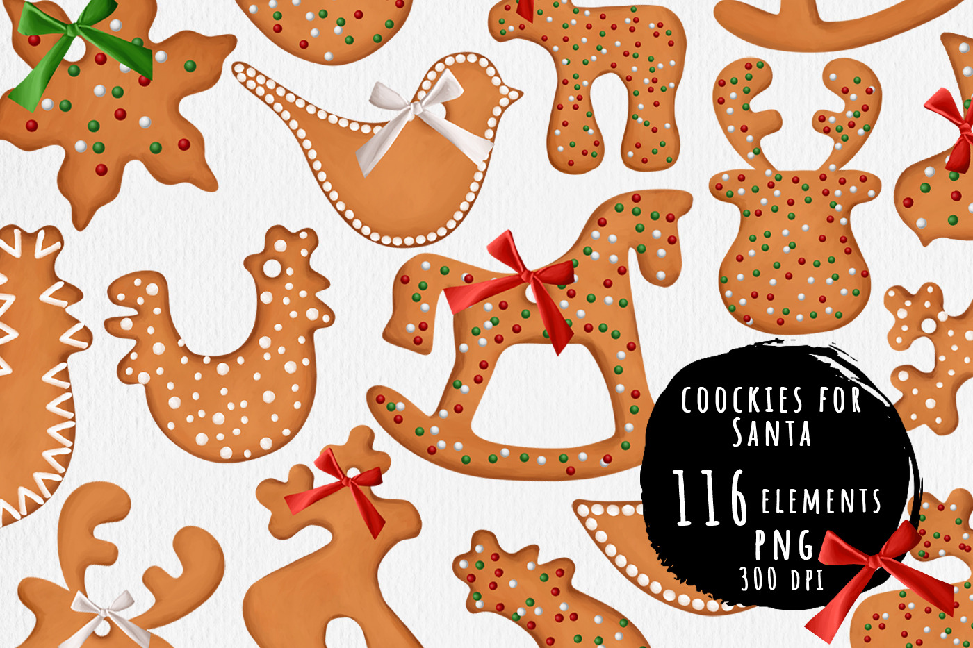 Cookies for Santa. Sweet Christmas, an Illustration by Julia_Raketic