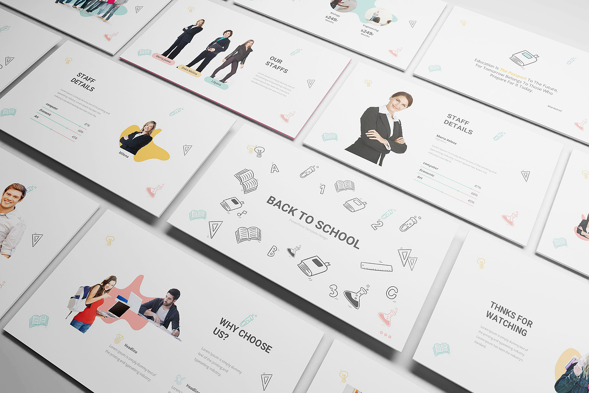 Back To School Powerpoint Template, a Presentation Template by ...
