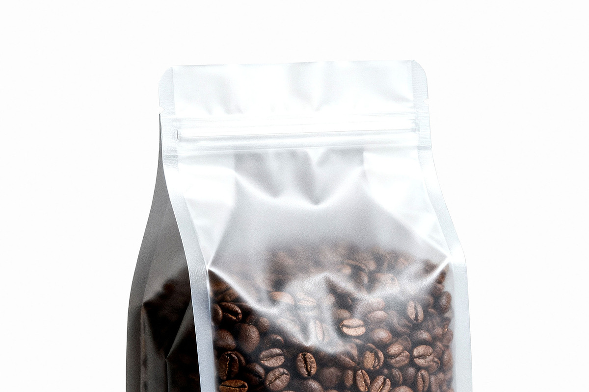 Isolated Coffee Pouch Mockup, a Product Mockup by Design Squad