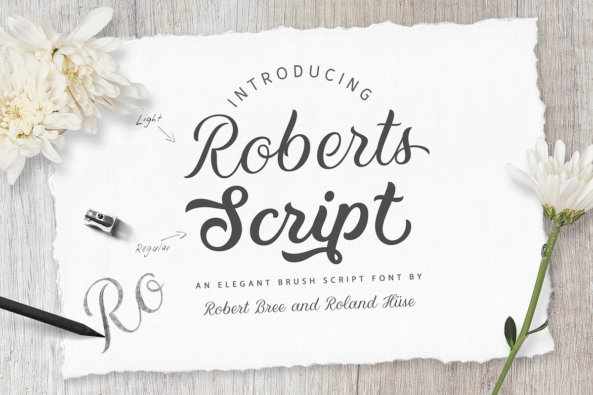 Robert's Script Font Family