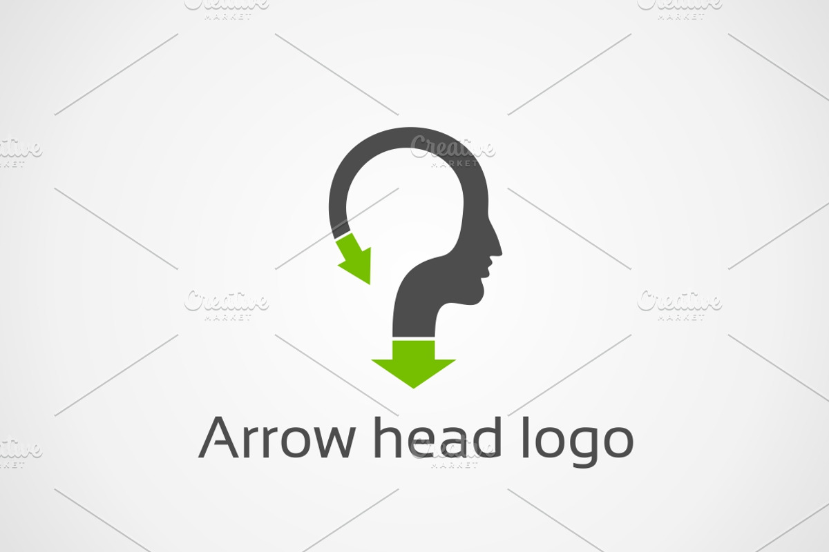 Arrow head logo, a Branding & Logo Template by Vector